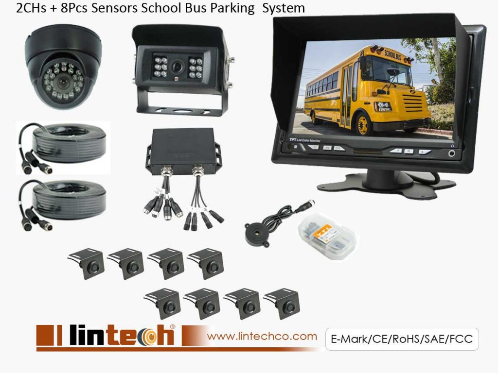 LSB-03 8 Sensors Parking System For School Bus | LintechCo