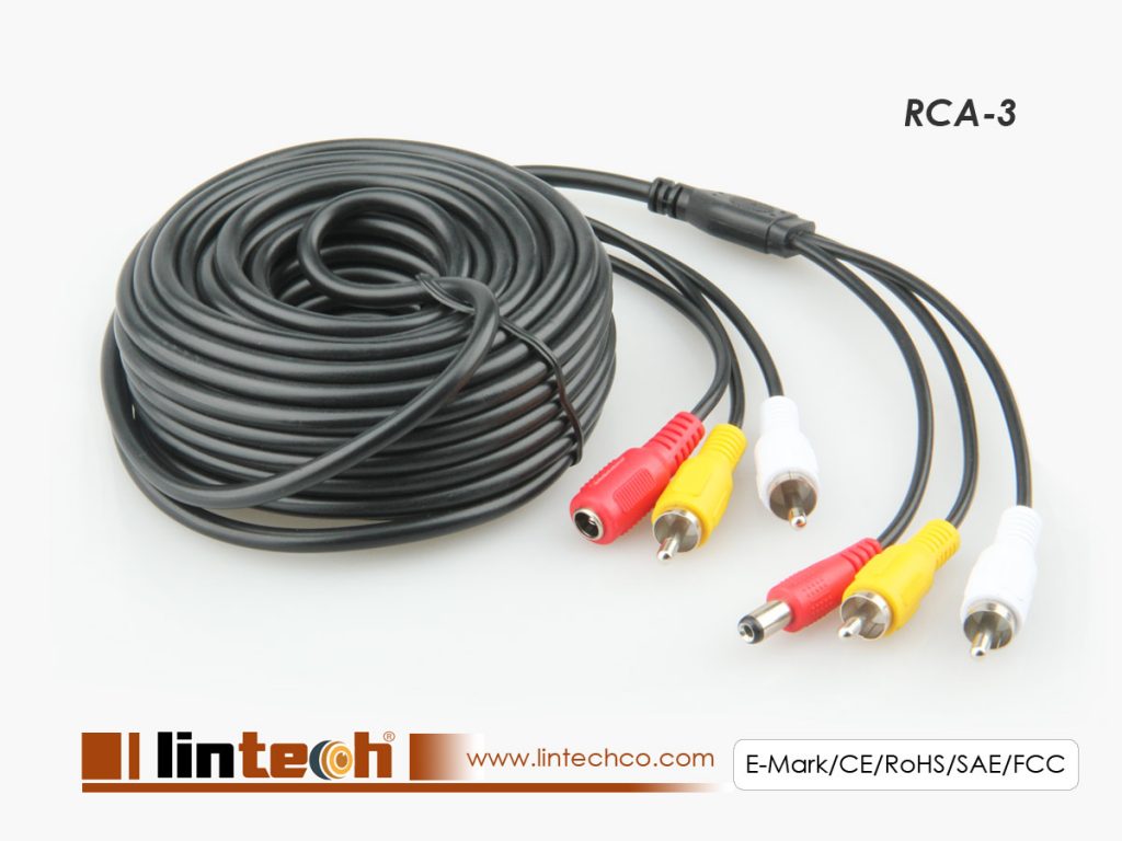 4 Pins Female to RCA Male Conversion Cable | LintechCo