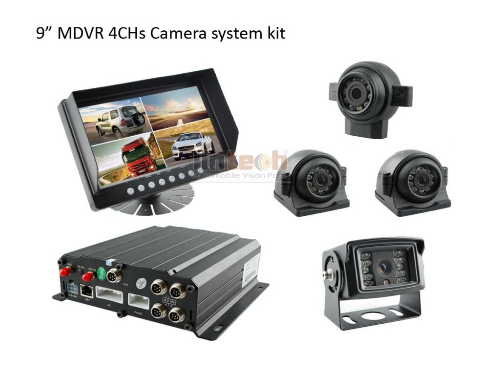 9” 3G/4G DVR CCTV Camera system for Trucks heavy duty vehicles