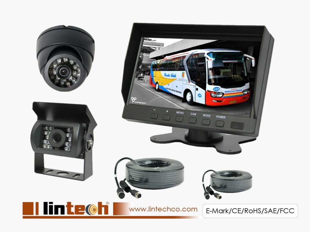 City Bus Car Rear Camera Kit with Night Vision Camera, LTB-04 | LintechCo