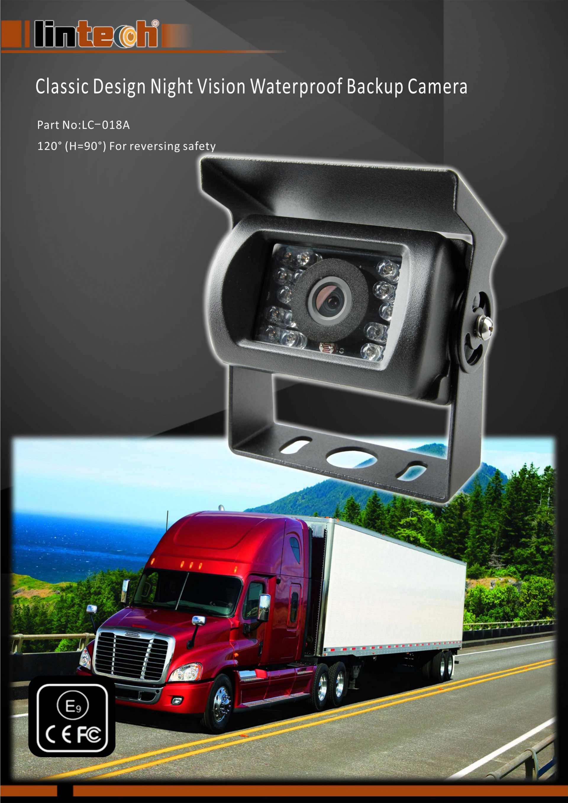 Car Backup Camera: Classic Night Vision Waterproof, LC-018A