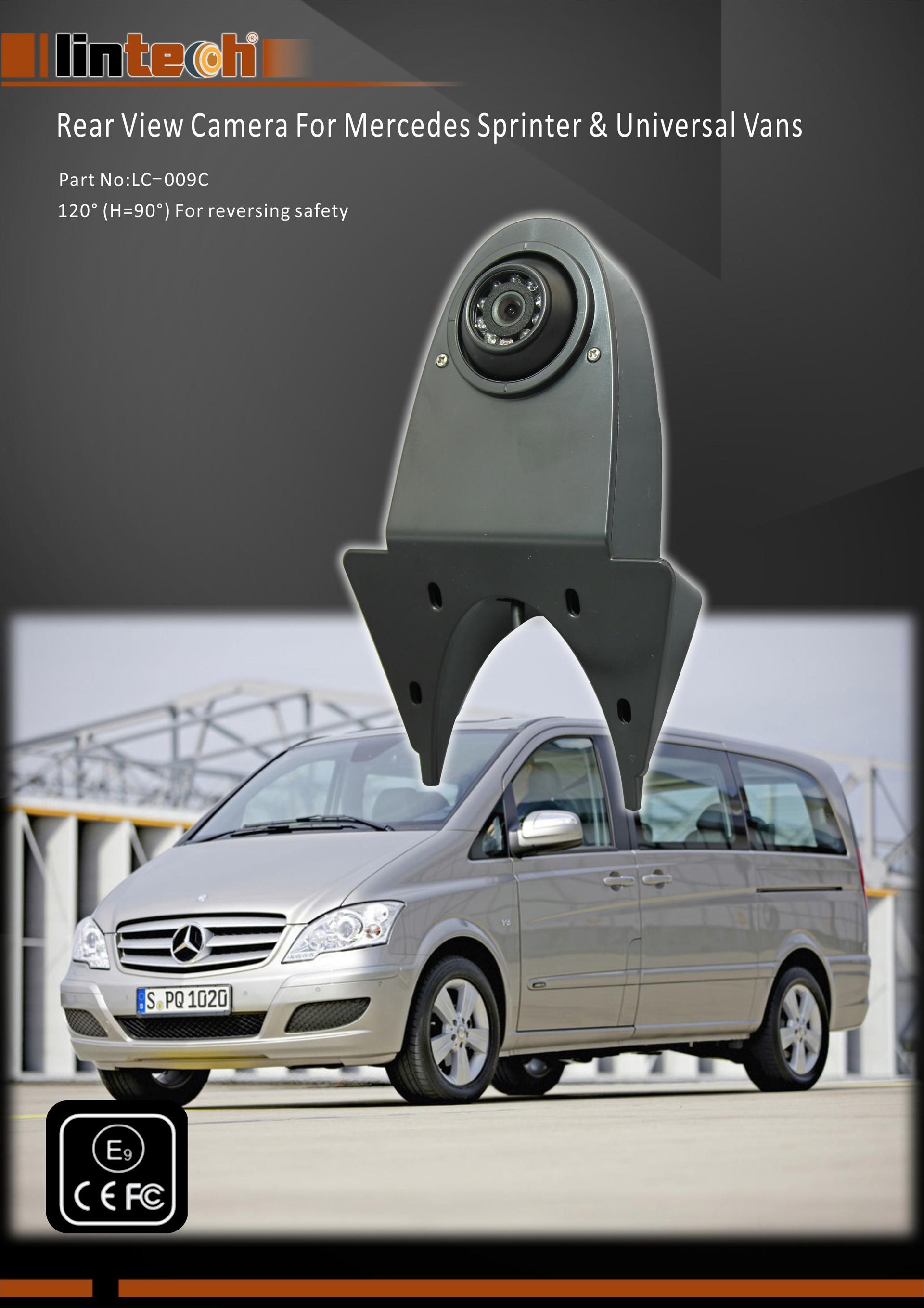 Waterproof RV Cam for Mercedes Benz Sprinter and Universal Vans, LC-009C