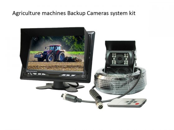 7” Monitor Rear view camera system for Agriculture machines