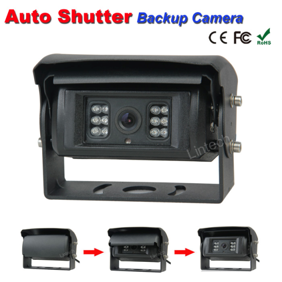 7” Auto-shutter Rear view Camera system for refuse & waste Trucks - Lintech