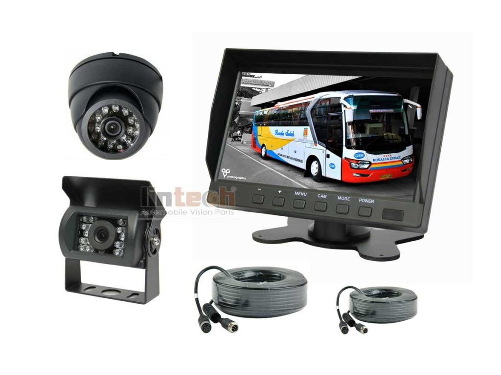 7” LCD Monitor Back view camera System for City bus