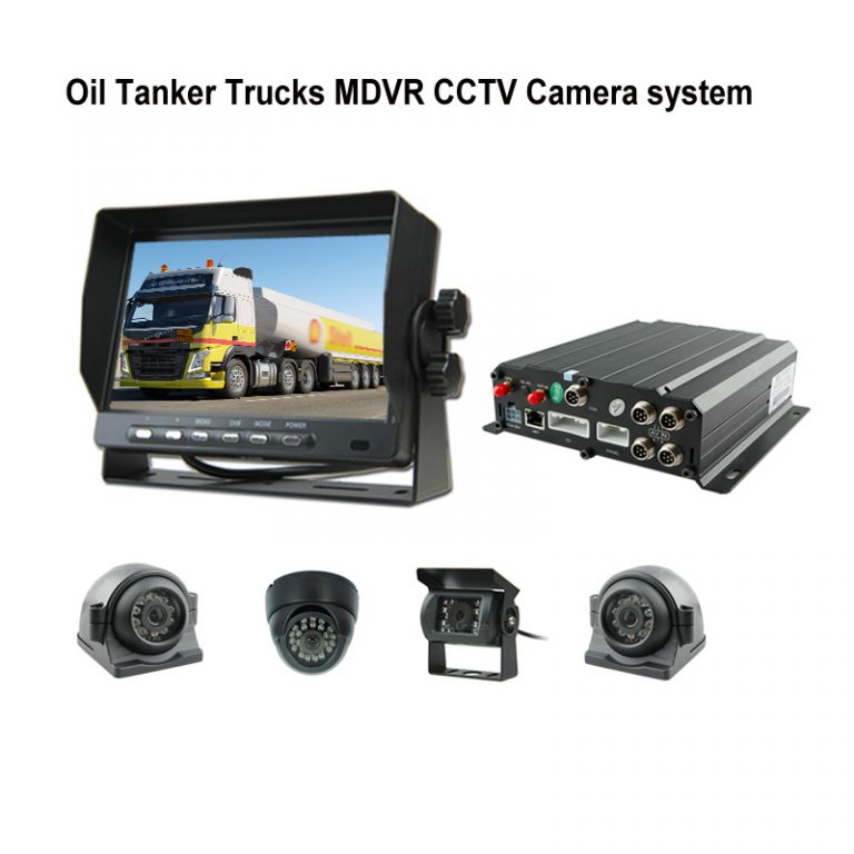 Oil Tanker Truck 4G Live video GPS MDVR CCTV Camera system kit for Gas ...