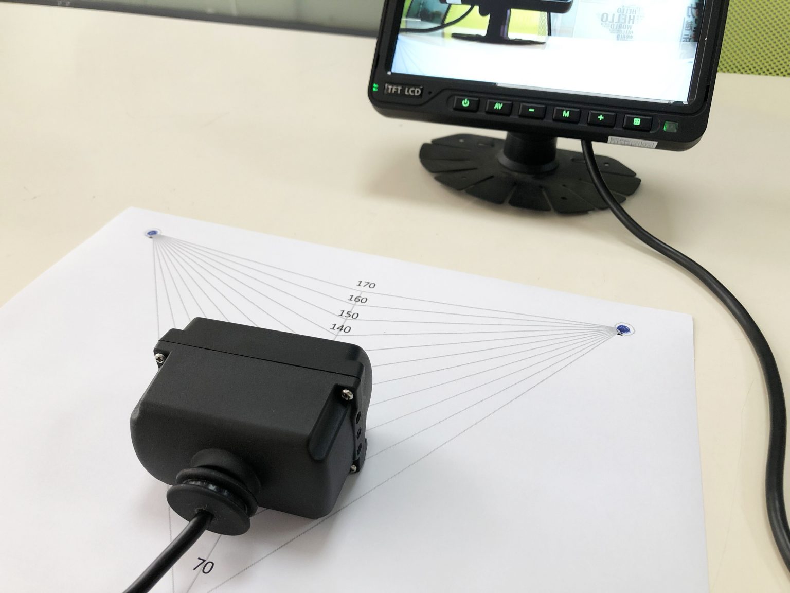 HOW TO MEASURE THE VIEW ANGLE OF CAR REAR VIEW CAMERAS?