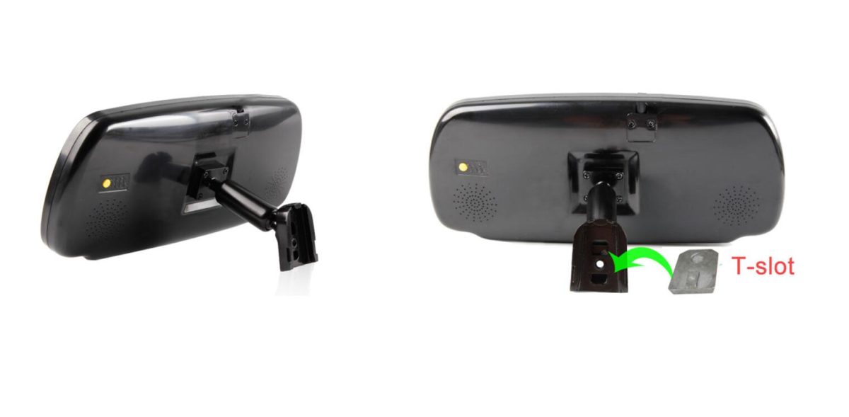 7″ Mirror Monitor Rearview Camera System Kit for Trailer Motorhome